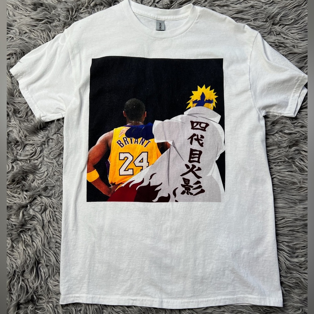 Kobe Bryant And Naruto Graphic Tee - Gem